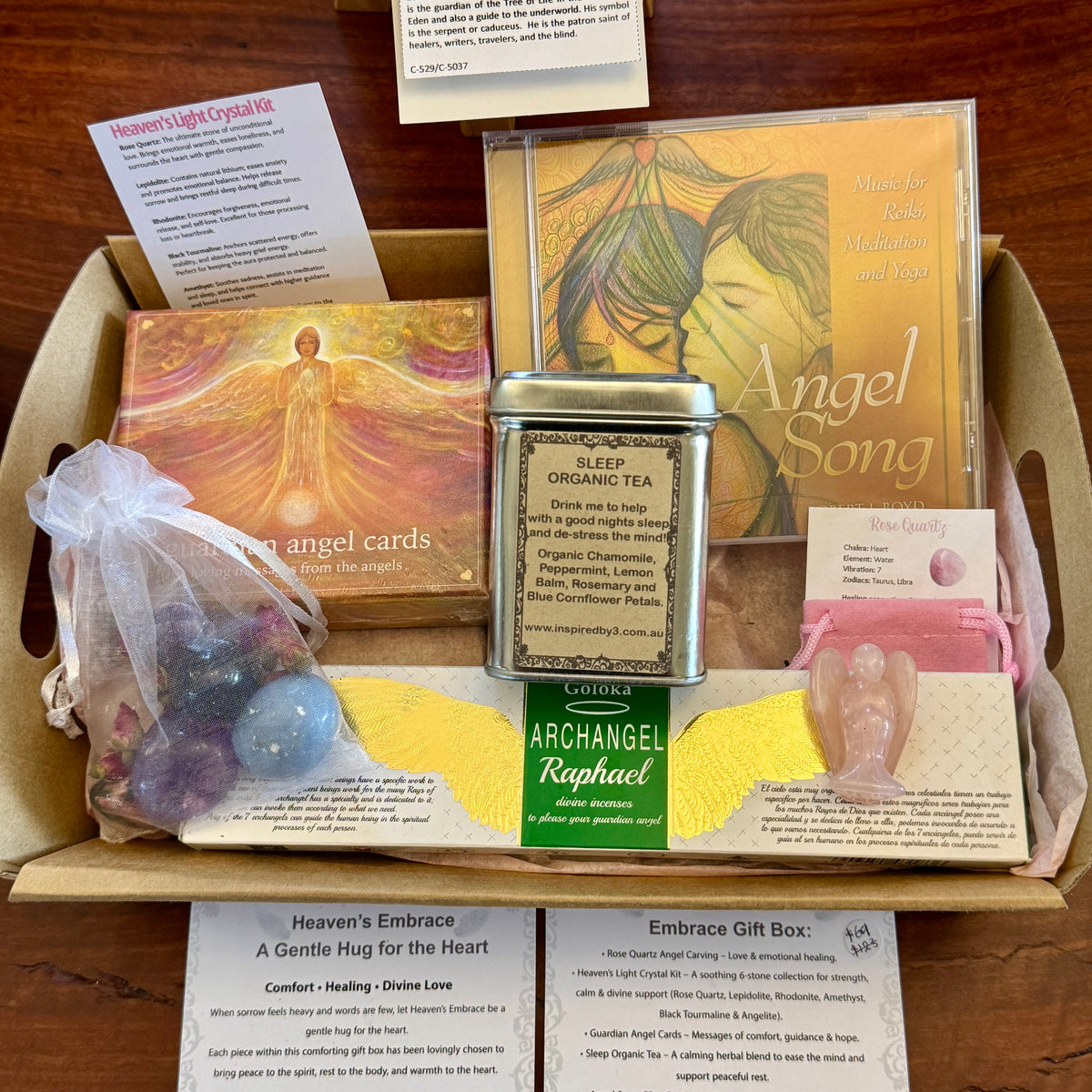 Heaven’s Embrace – Angel Comfort Gift Box | Inspired By 3 – INSPIRED BY 3