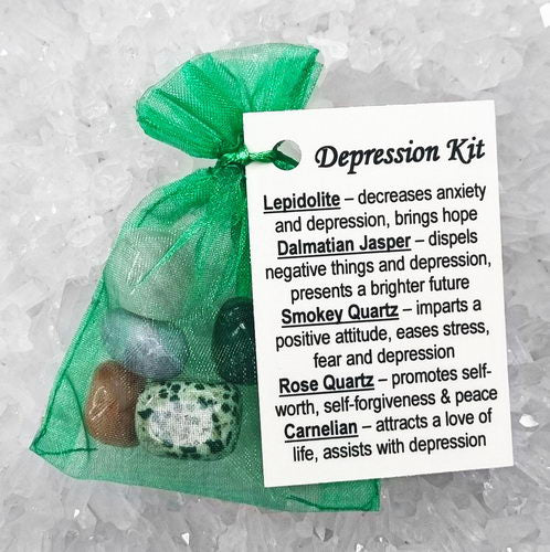 Crystal Healing Kit - Depression Kit – INSPIRED BY 3