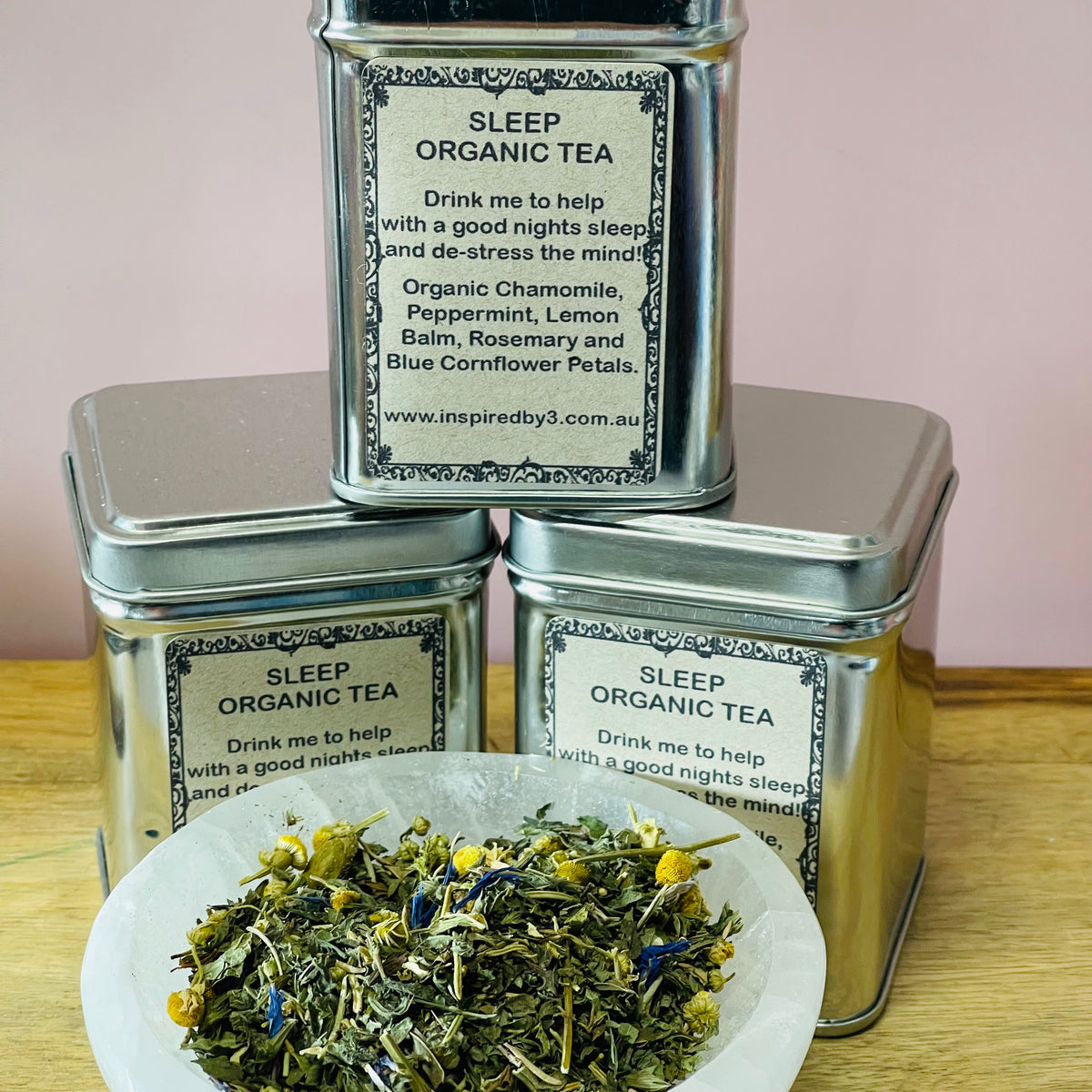 Sleep Organic Tea Blend - Sleep. Digestion. Peace. Healing. – INSPIRED BY 3